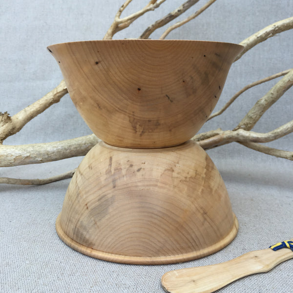 Ambrosia Maple Curled Rim Bowl – Foundry Woodworks